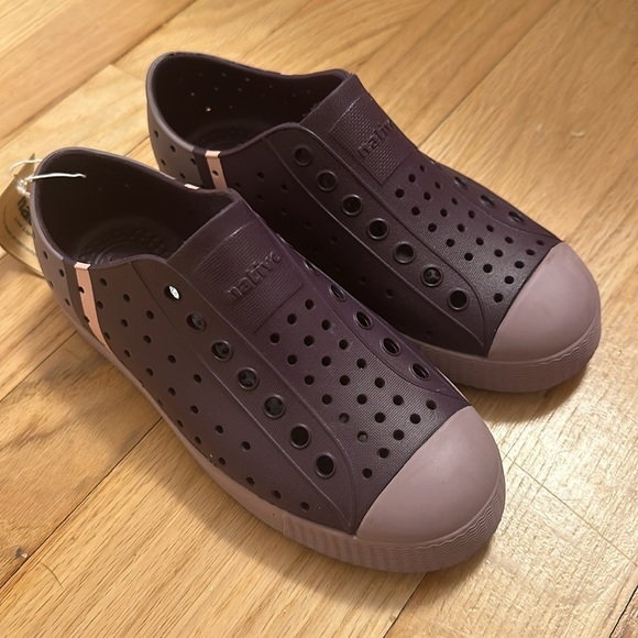 Native | Shoes | Nwt Native Girls Purple Jefferson Block Shoes Size C3 ...